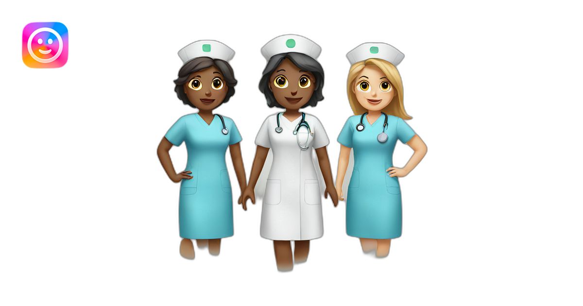 group of nurses emoji | AI Emoji Generator