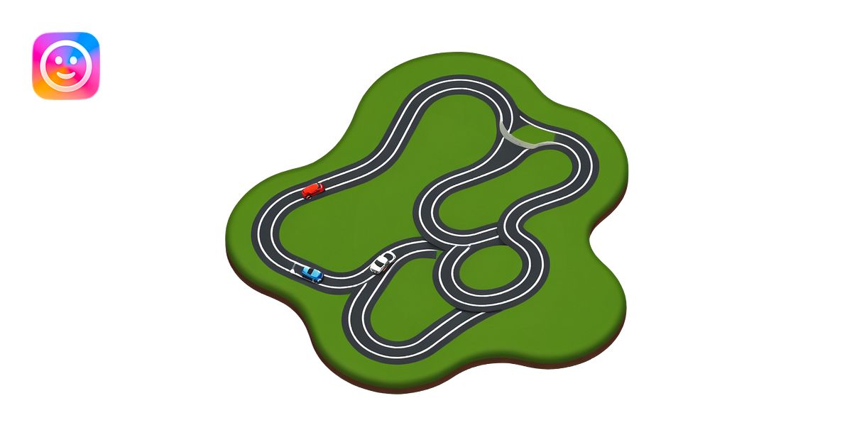 creat the nurburgring track map as a emoji emoji | AI Emoji Generator