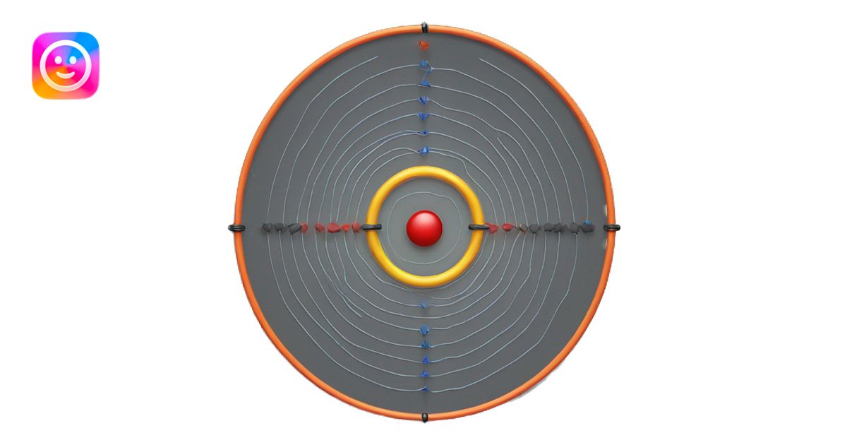Magnetic field emoji | AI Emoji Generator
