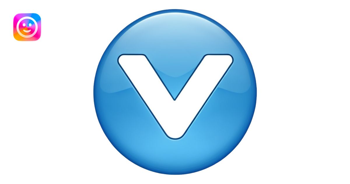Verificación azul de tik Tok emoji | AI Emoji Generator