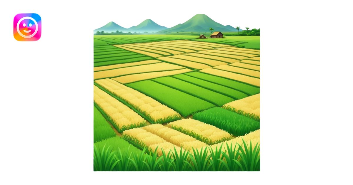 rice fields emoji | AI Emoji Generator