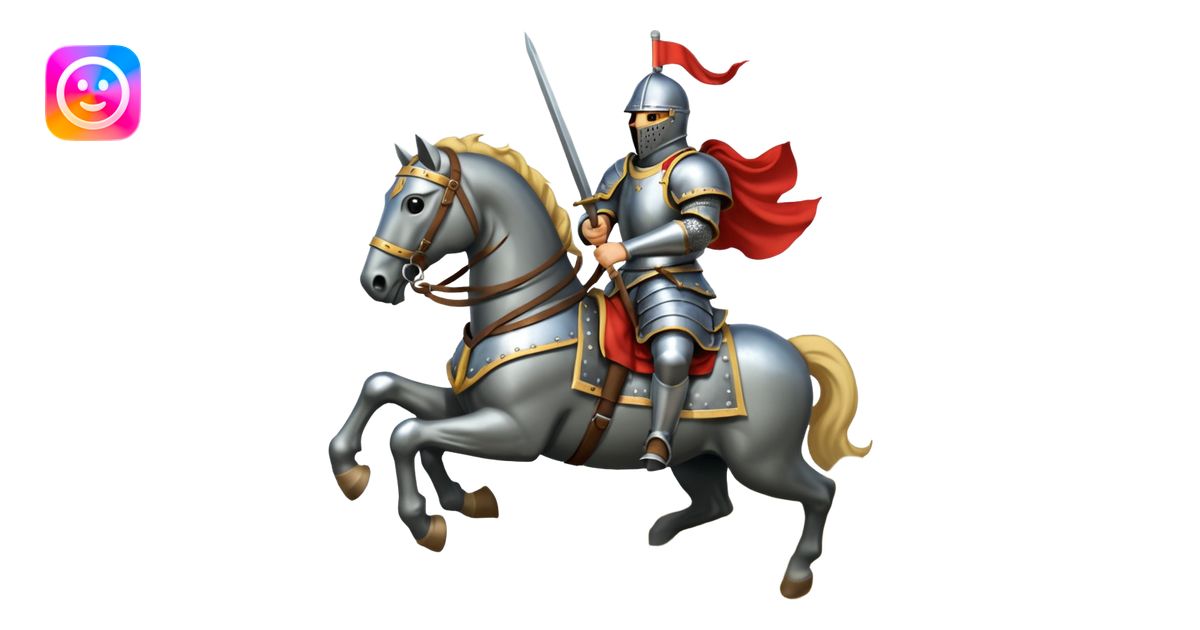 Medieval Cavalry emoji | AI Emoji Generator