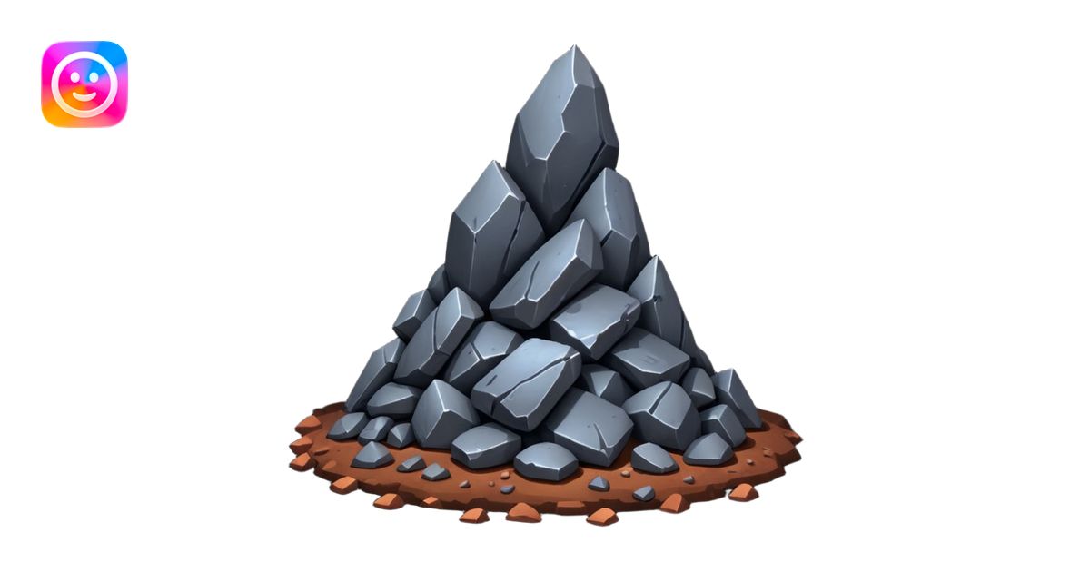 Iron Ore emoji | AI Emoji Generator