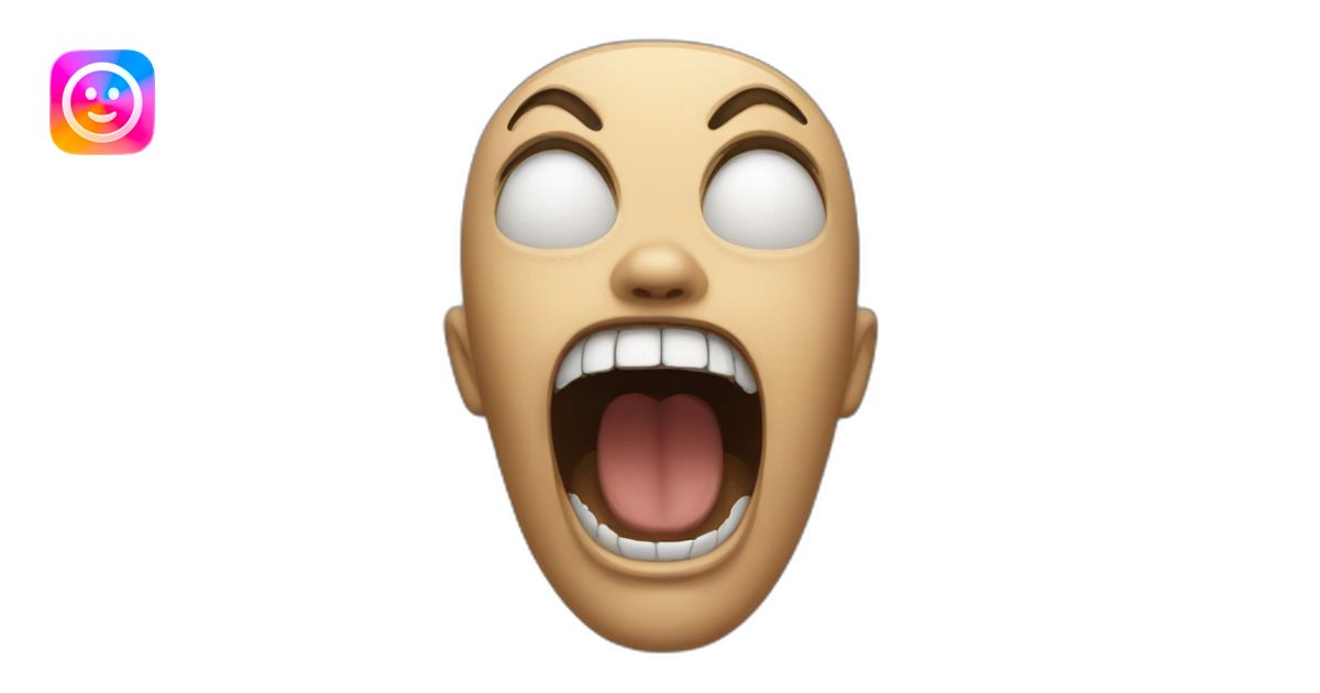 screaming emoji | AI Emoji Generator