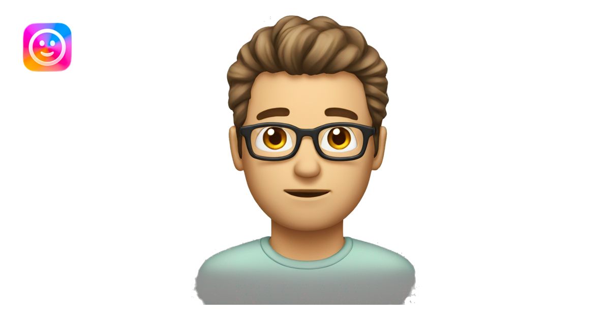 a developer guy on 20s who are suffering hair loss emoji | AI Emoji ...