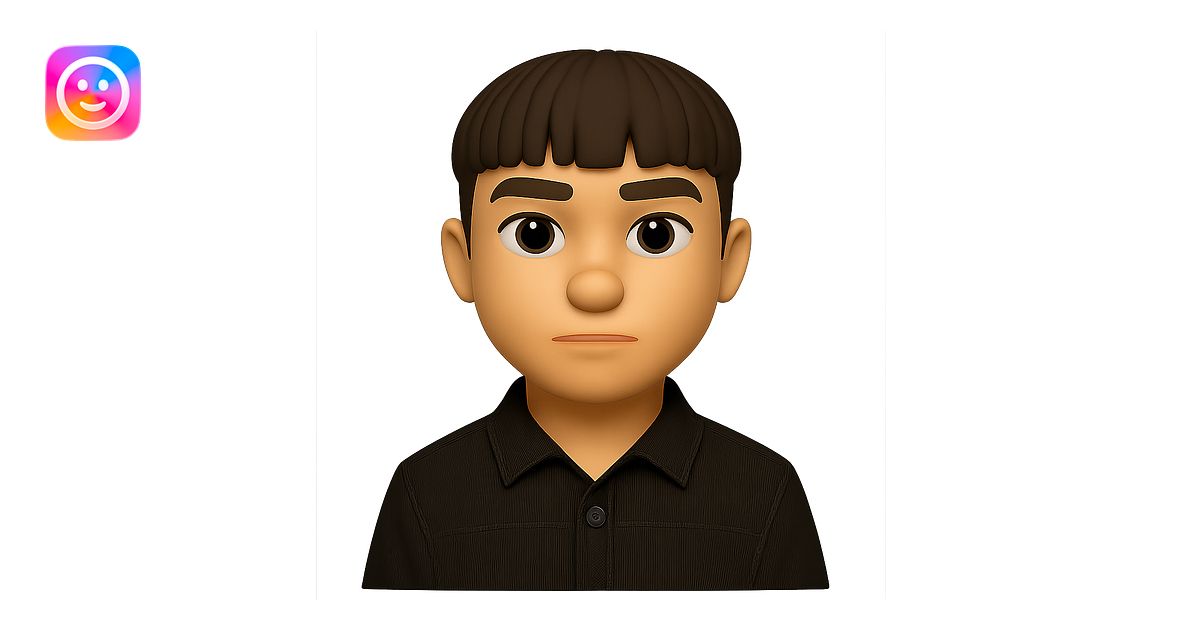 Cut out only the man from the image, preserving the 3d-emoji style ...