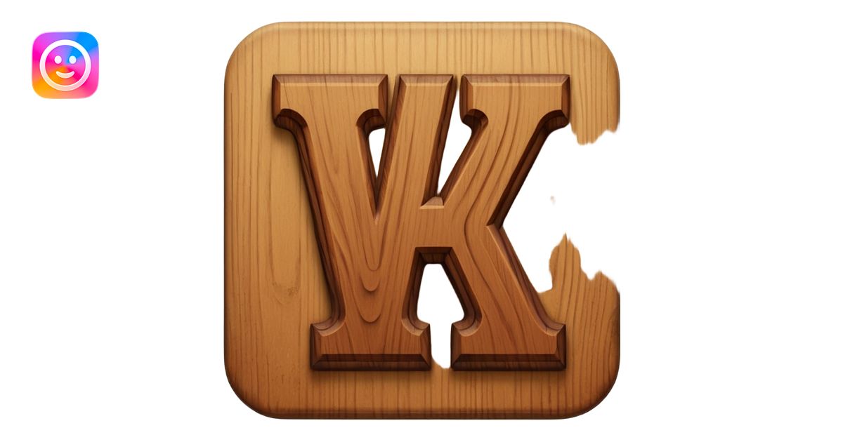 the word YES in brown colors emoji | AI Emoji Generator