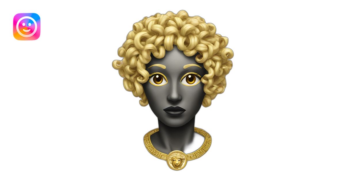 Versace medusa emoji | AI Emoji Generator