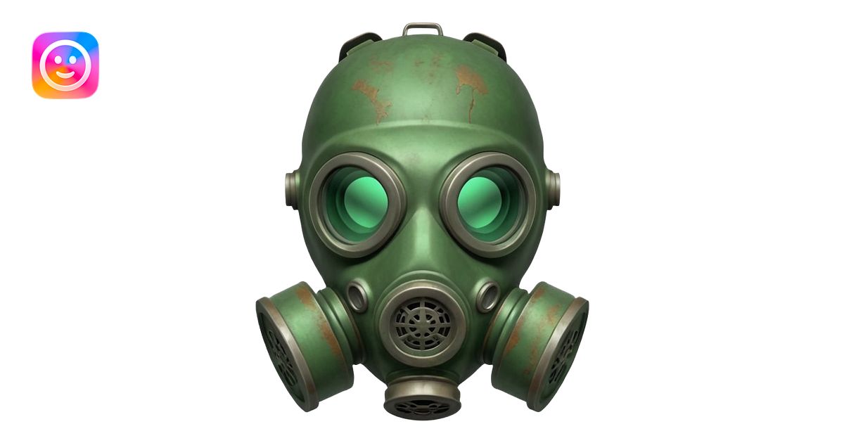 gas mask toxic emoji | AI Emoji Generator