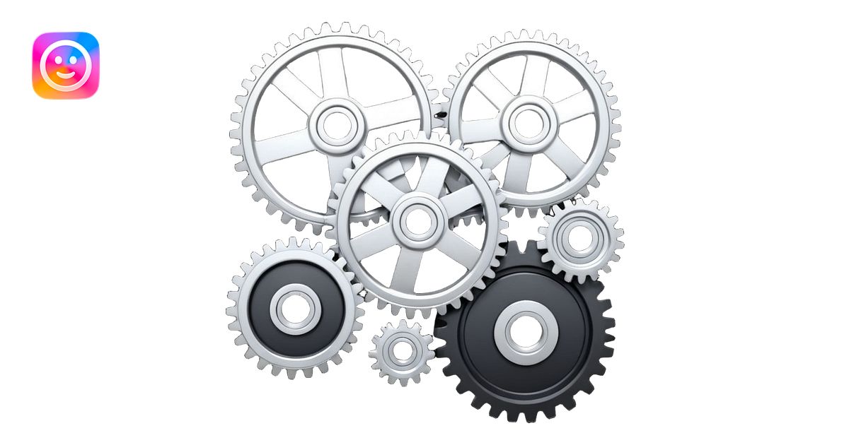 car timing belt with gears emoji | AI Emoji Generator