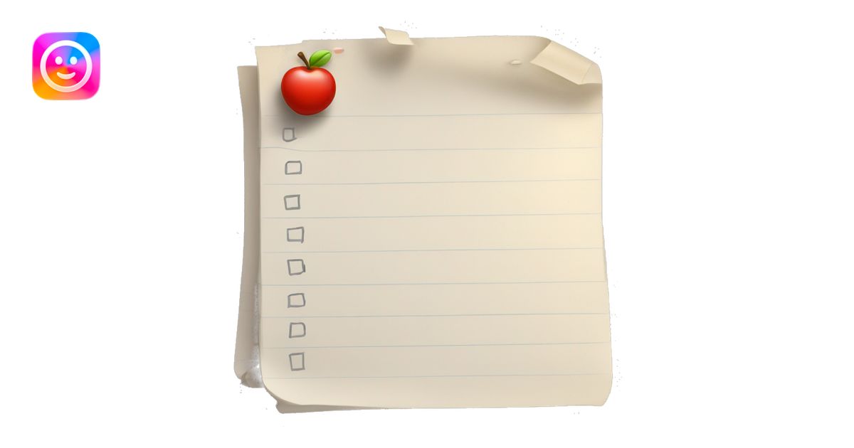 a to-do list emoji | AI Emoji Generator