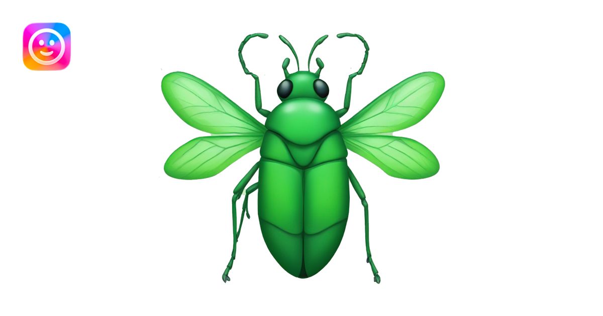 green insect emoji | AI Emoji Generator