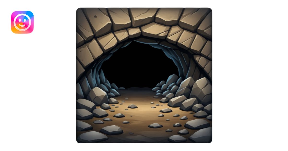 bottom of a cave emoji | AI Emoji Generator
