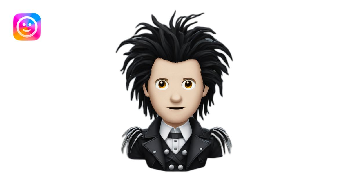 Edward Scissorhands emoji | AI Emoji Generator