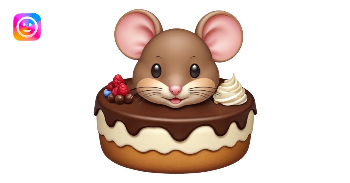 mouse dessert" emoji | AI Emoji Generator