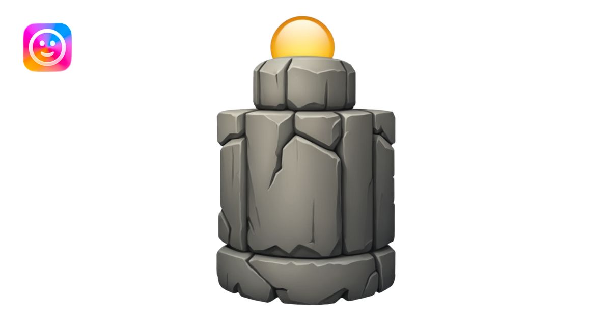 create a dnd style stone pillar.png using 48x48 pixels size emoji | AI ...
