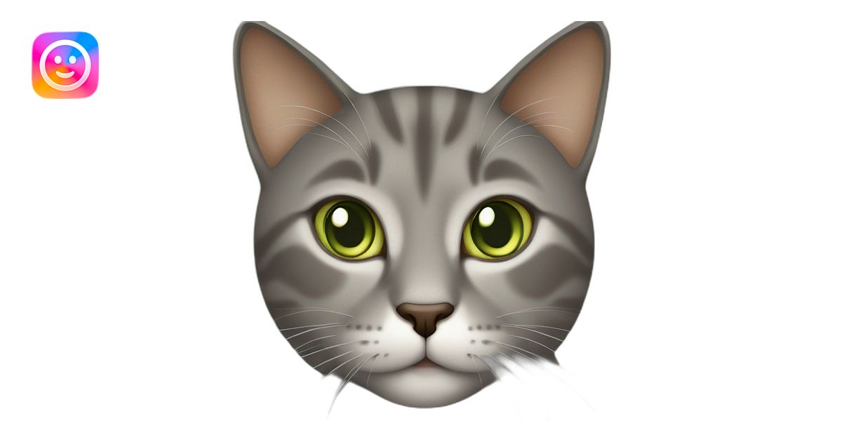 a brown-gray cat with light green eyes and the inscription "When is ...