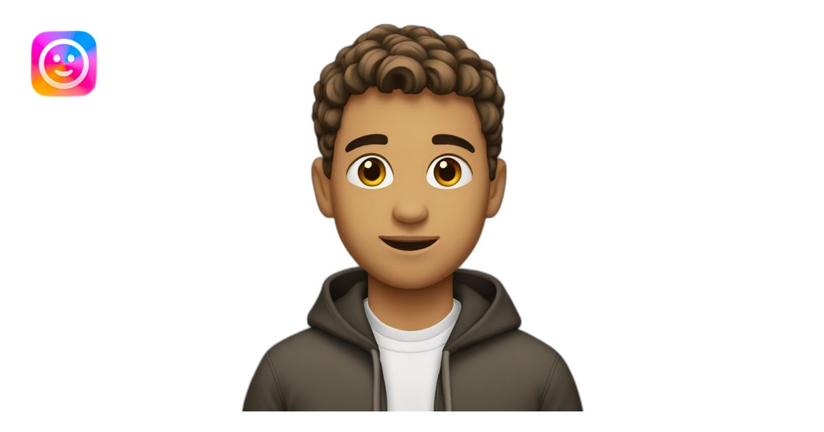 Chico adolescente emoji | AI Emoji Generator