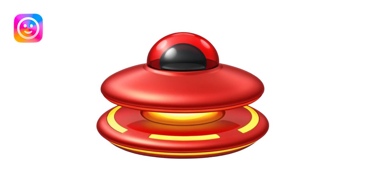 red UFO emoji | AI Emoji Generator