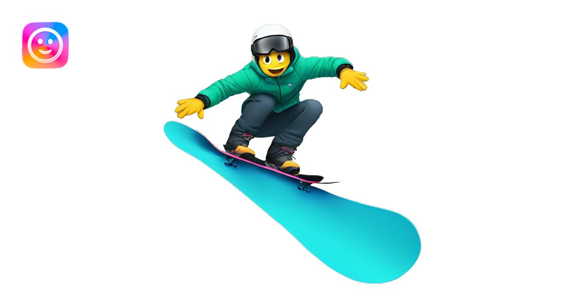 snowboard emoji | AI Emoji Generator