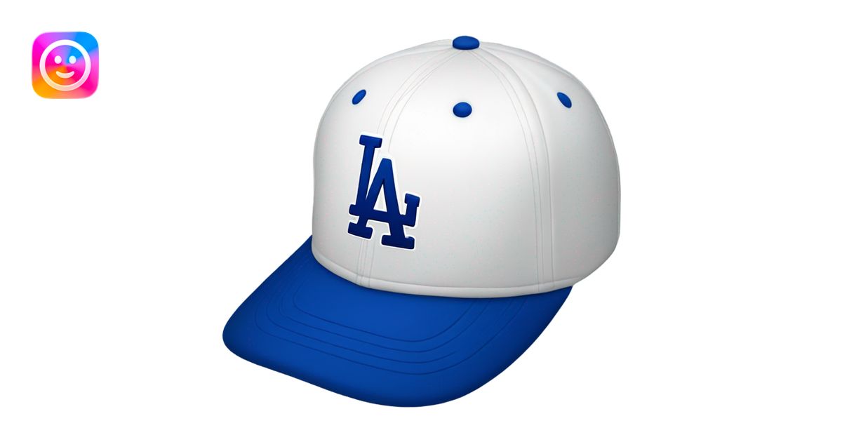 Dodgers hat emoji | AI Emoji Generator