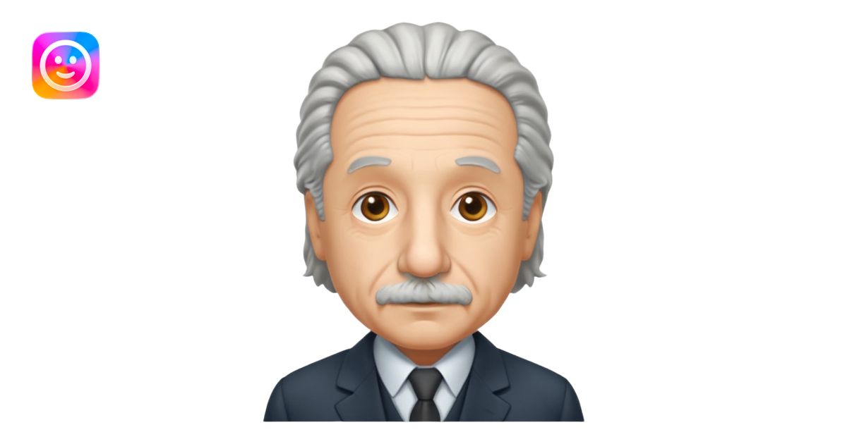 albert einstein emoji | AI Emoji Generator