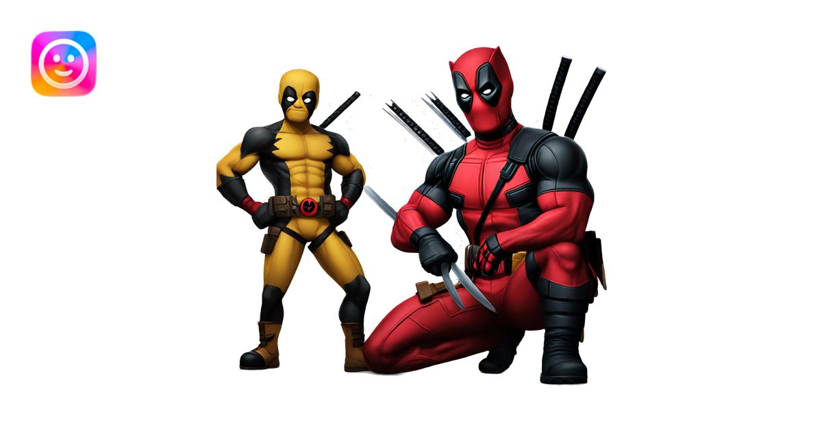 deadpool and wolverine emoji | AI Emoji Generator