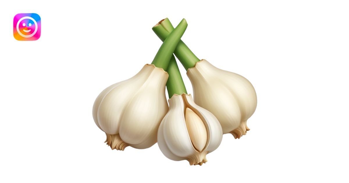 peeled garlic cloves emoji | AI Emoji Generator