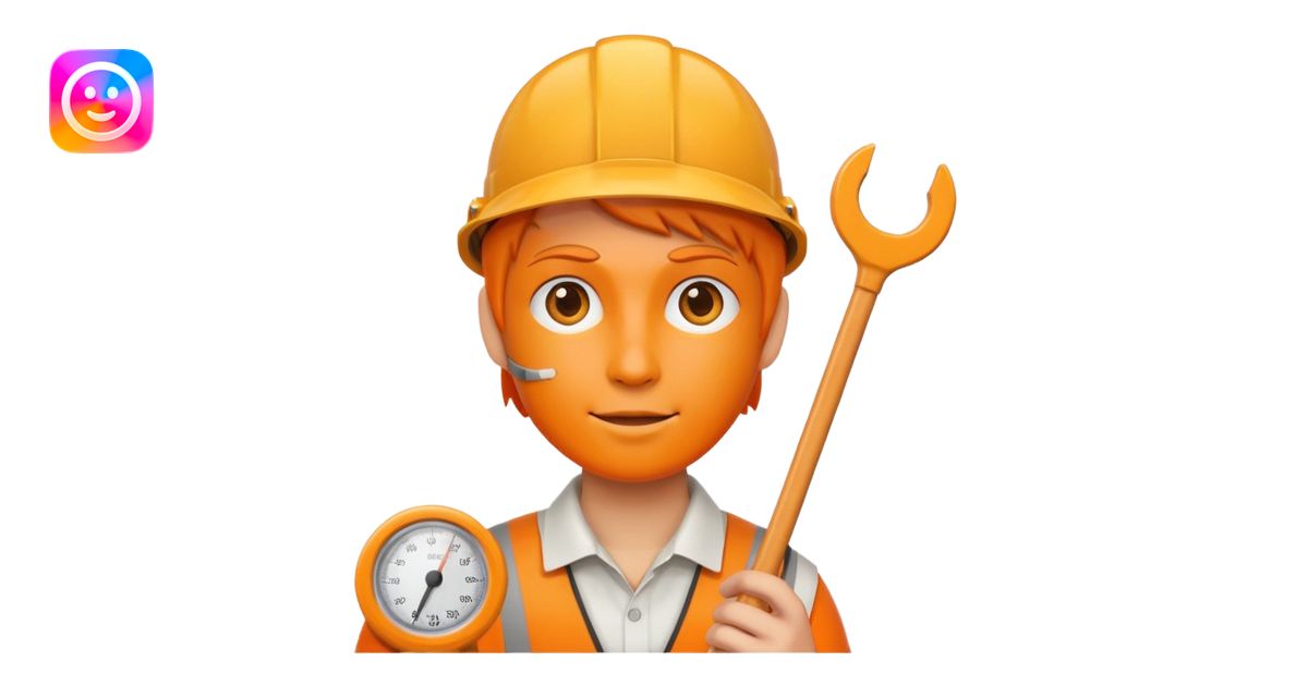 orange west person holding a meter stick emoji | AI Emoji Generator