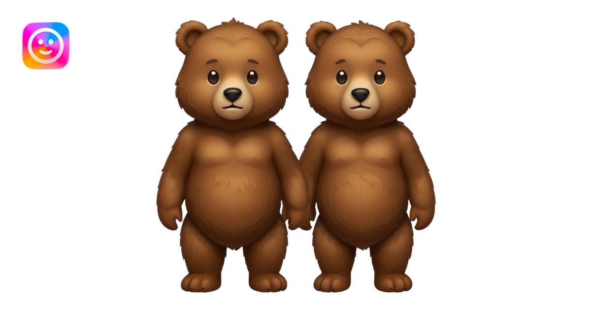 Fat bear trade emoji | AI Emoji Generator
