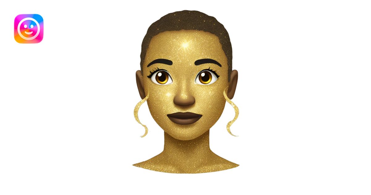 gold glitter emoji | AI Emoji Generator