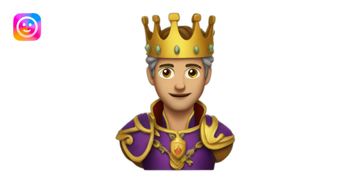 Le roi emoji | AI Emoji Generator