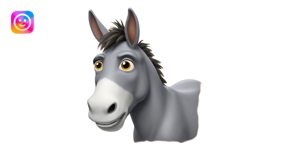 donkey from shrek emoji | AI Emoji Generator