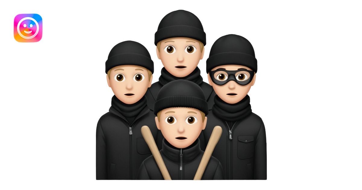 the robbers from "Home Alone" emoji | AI Emoji Generator