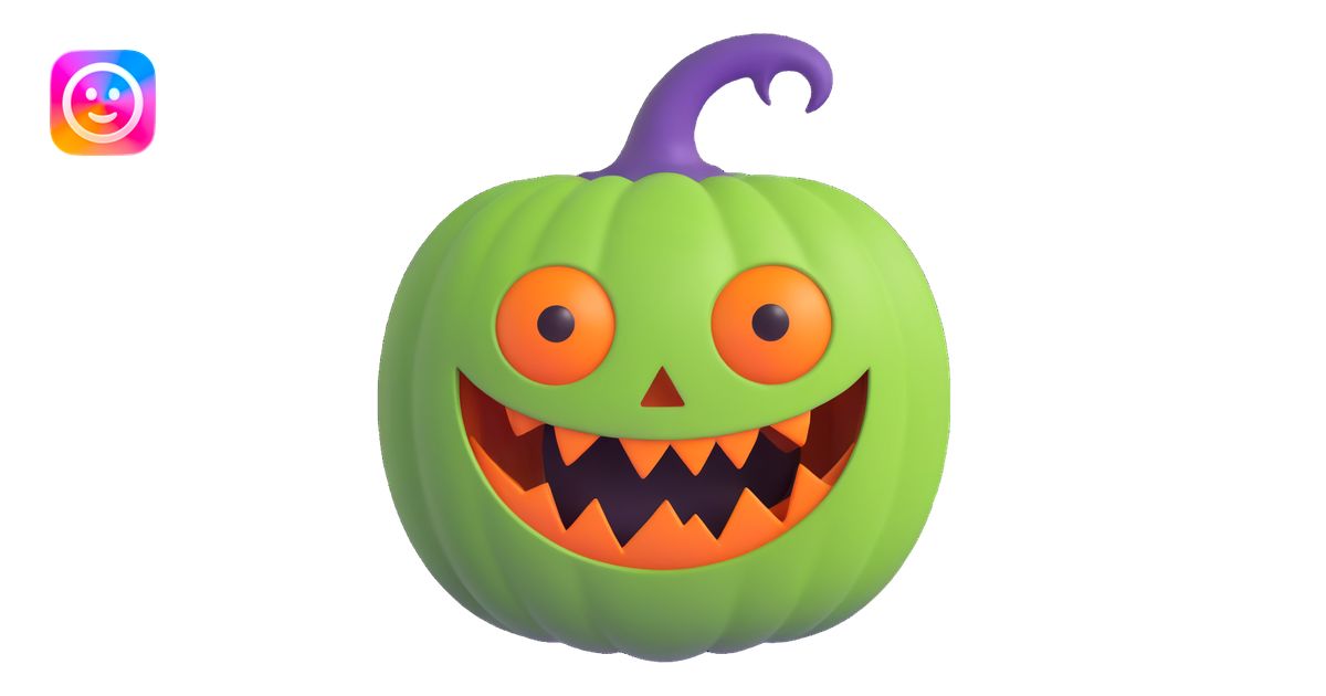 the Halloween monster ball emoji | AI Emoji Generator
