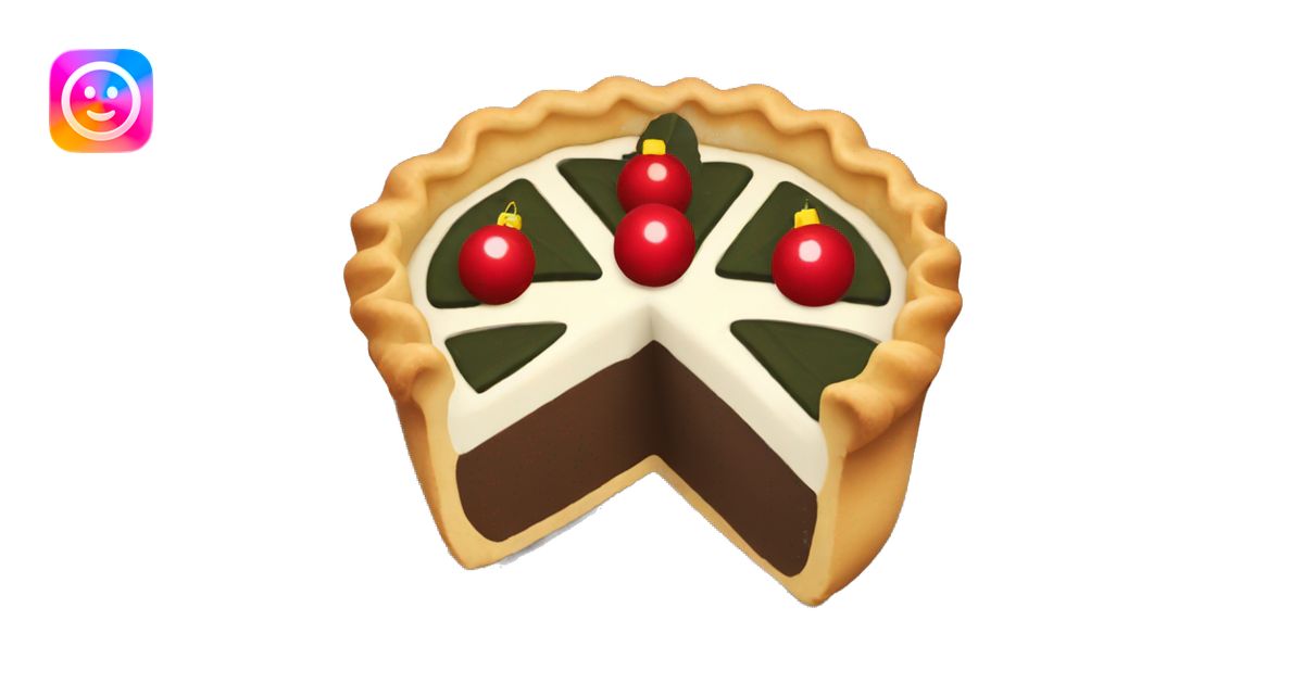 christmas pie slice emoji | AI Emoji Generator