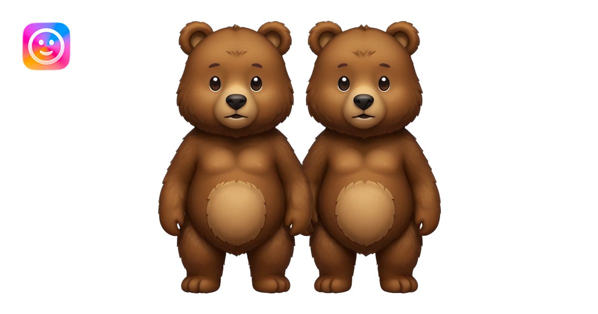 Fat bear trade emoji | AI Emoji Generator