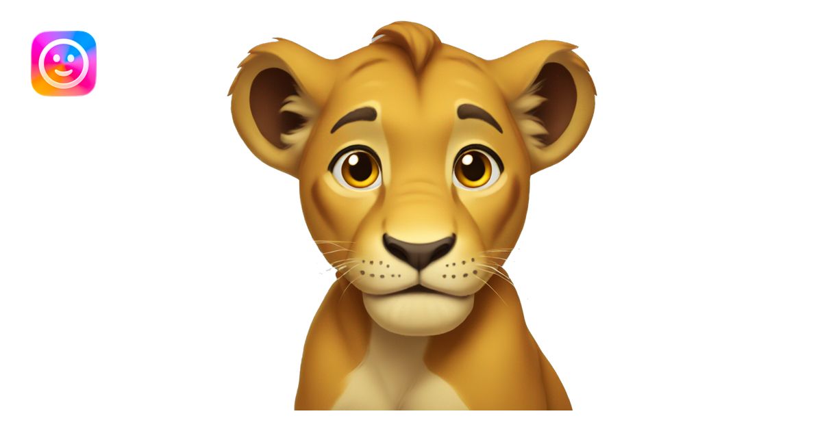 Simba emoji | AI Emoji Generator