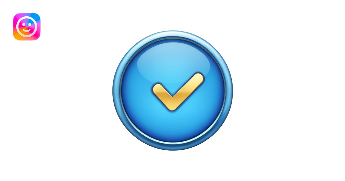 Verification badge emoji | AI Emoji Generator