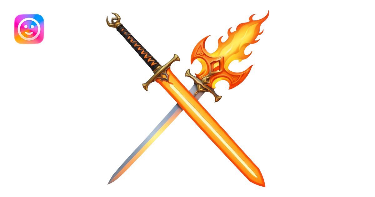 sword and fire emoji | AI Emoji Generator
