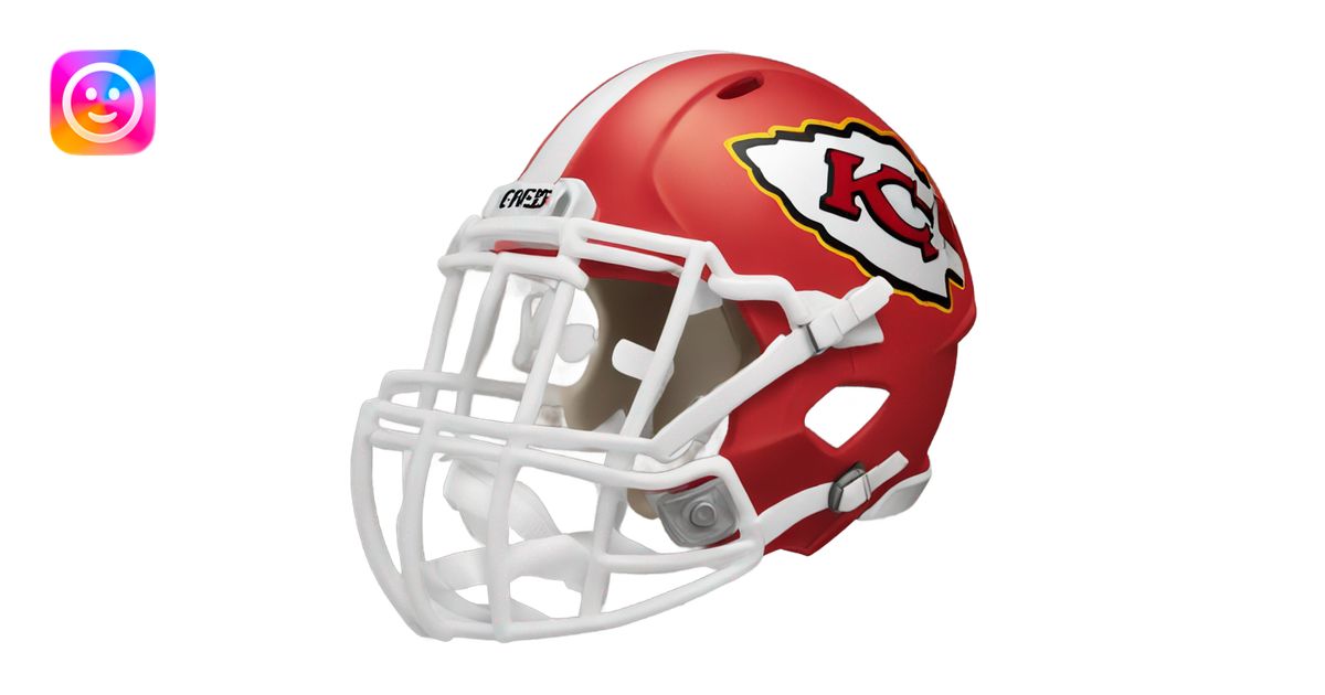 Kc Chiefs helmet emoji | AI Emoji Generator