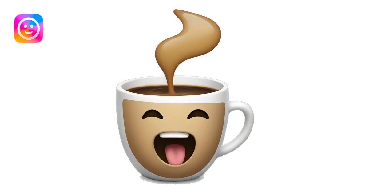 spitting out coffee laughing emoji | AI Emoji Generator