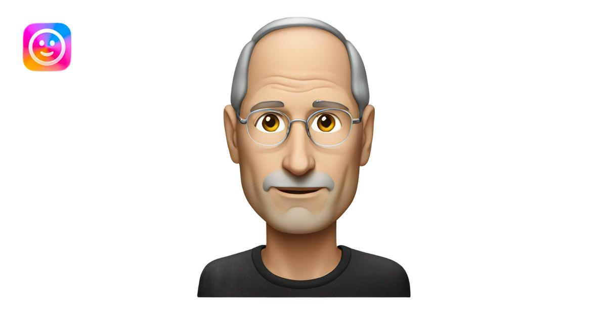 Steve Jobs emoji | AI Emoji Generator