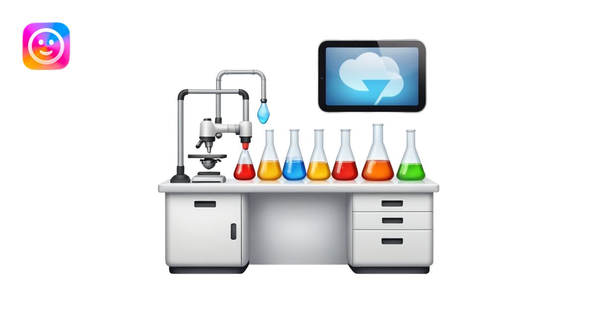 laboratorium jas emoji | AI Emoji Generator