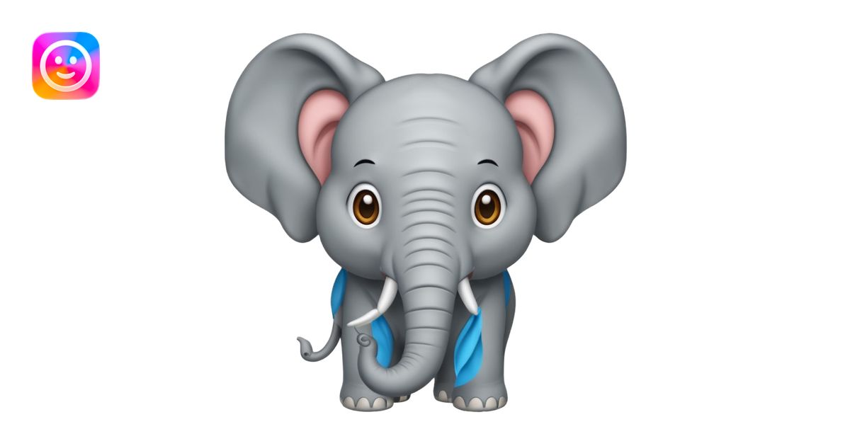 Elephant emoji | AI Emoji Generator