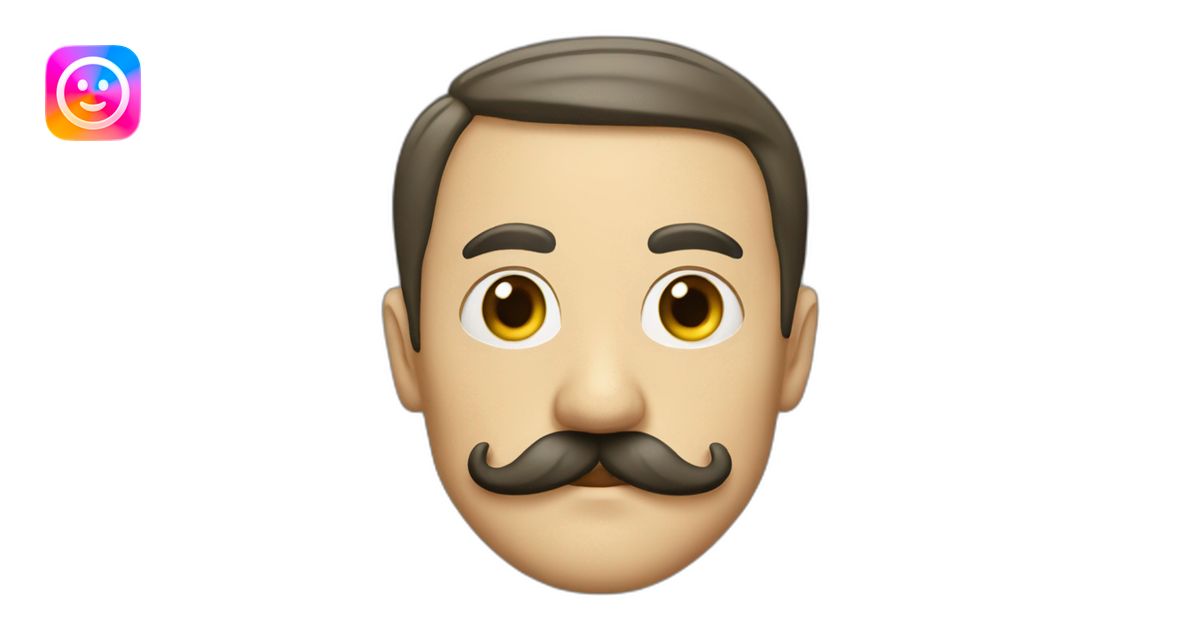 Adolf from Germany in 1944 with an adolf mustache emoji | AI Emoji ...