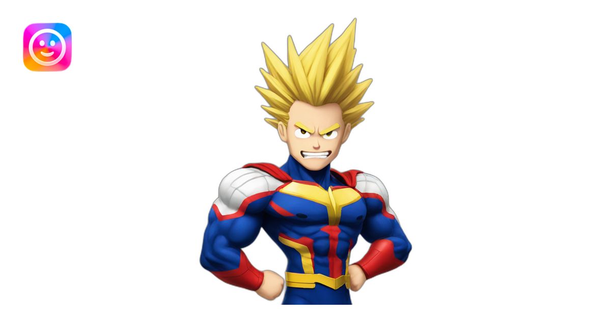 All might sprite emoji | AI Emoji Generator