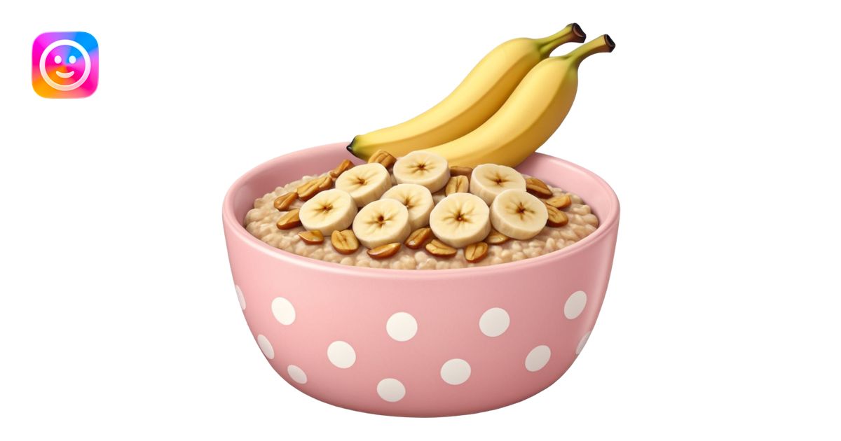baked oats in a bowl like oat meal with a couple banana slices on top ...