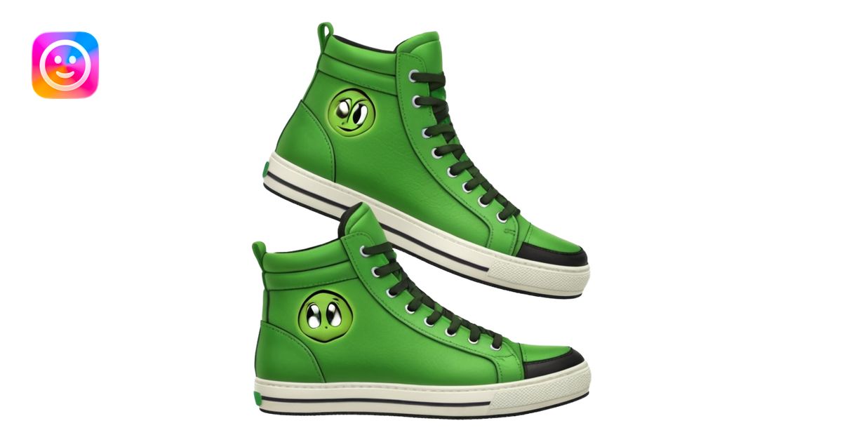 Elphaba sneakers emoji | AI Emoji Generator