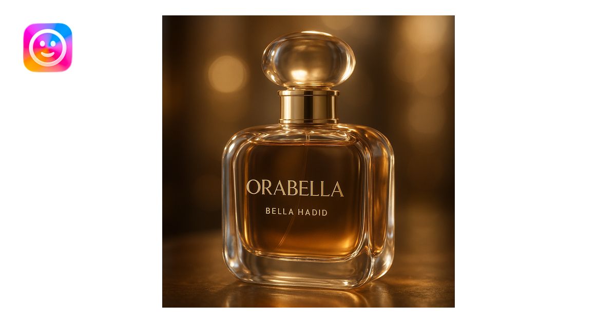 cinematic, realistic 3D rendering of the Orabella fragrance bottle by ...